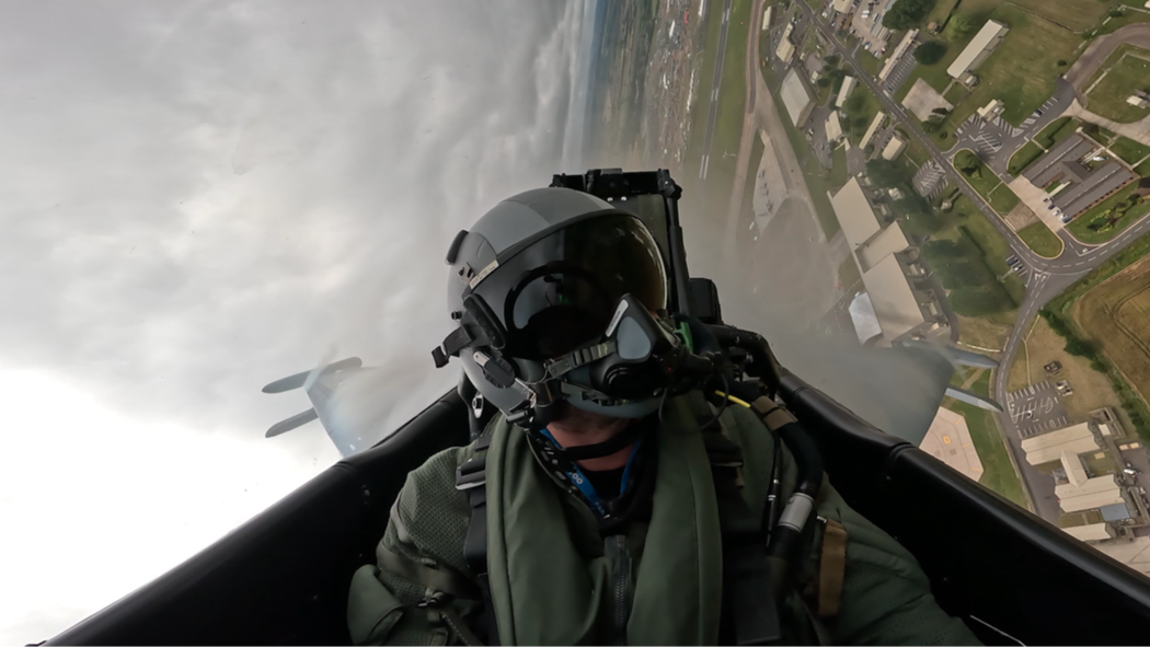 German Eurofighter EF2000 In-Cockpit - RIAT 2024