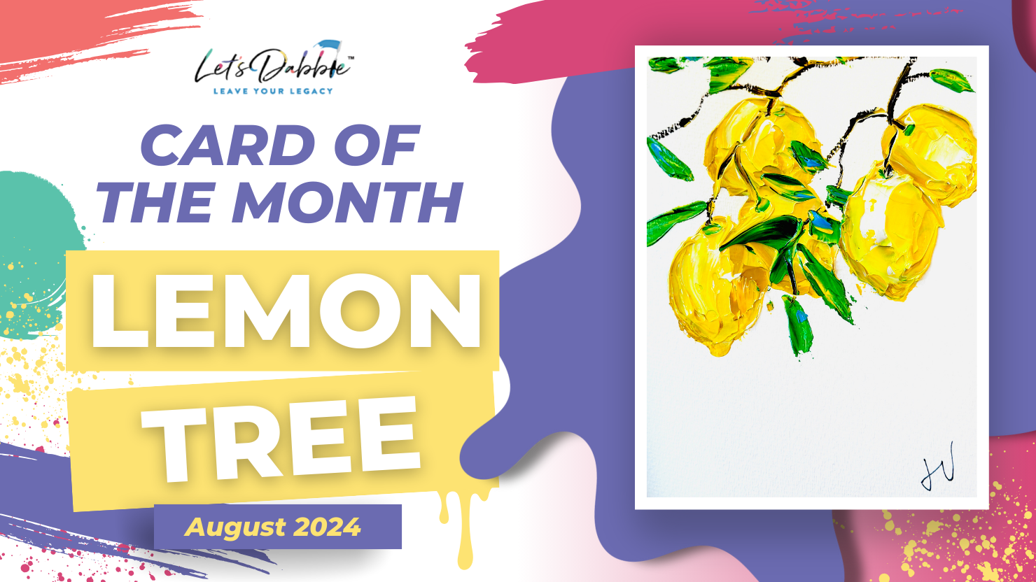 Card of the Month - Lemon Tree
