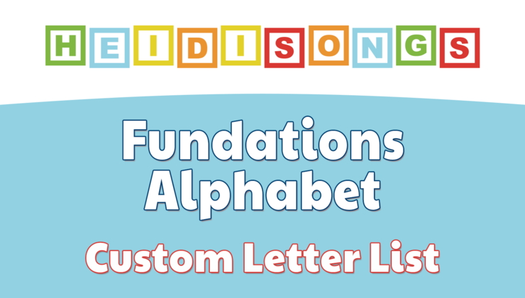 HeidiSongs | Fundations Alphabet Collection
