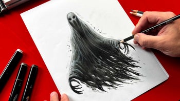 How To Draw A Scary Ghost - Advanced