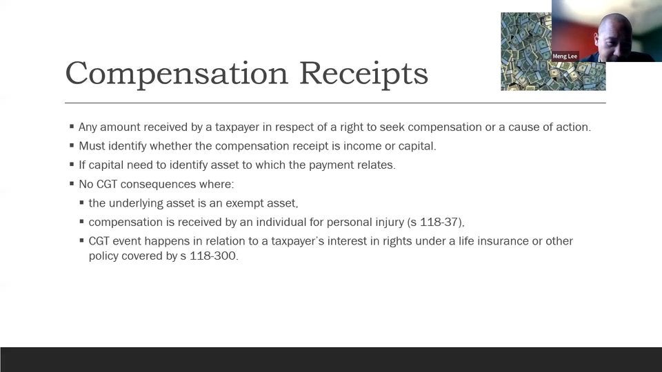 Replay: CGT Fundamentals: Overview, CGT Assets & Events | Tax Nuggets ...