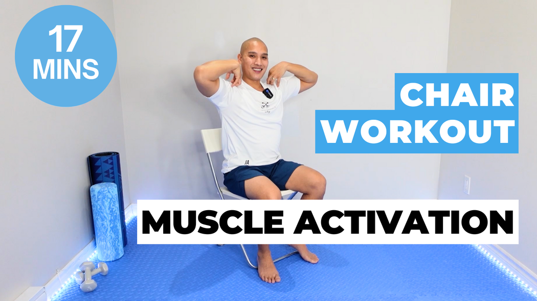 Seated Full Body Chair Workout by Justin Agustin | Justin Agustin Workouts