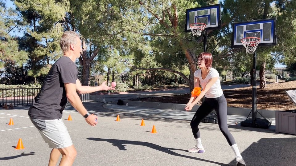 Ball In Cone Passing Challenge