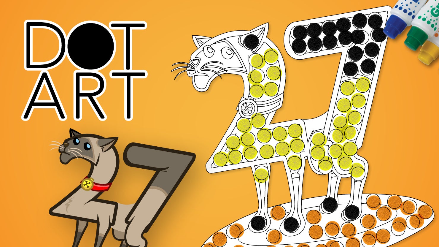 Dot Art | Meet the Math Facts "3x9=27"