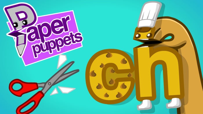 Paper Puppets | Meet the Digraphs "ch"