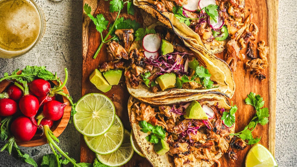 Slow Cooker Hawaiian Pork Tacos