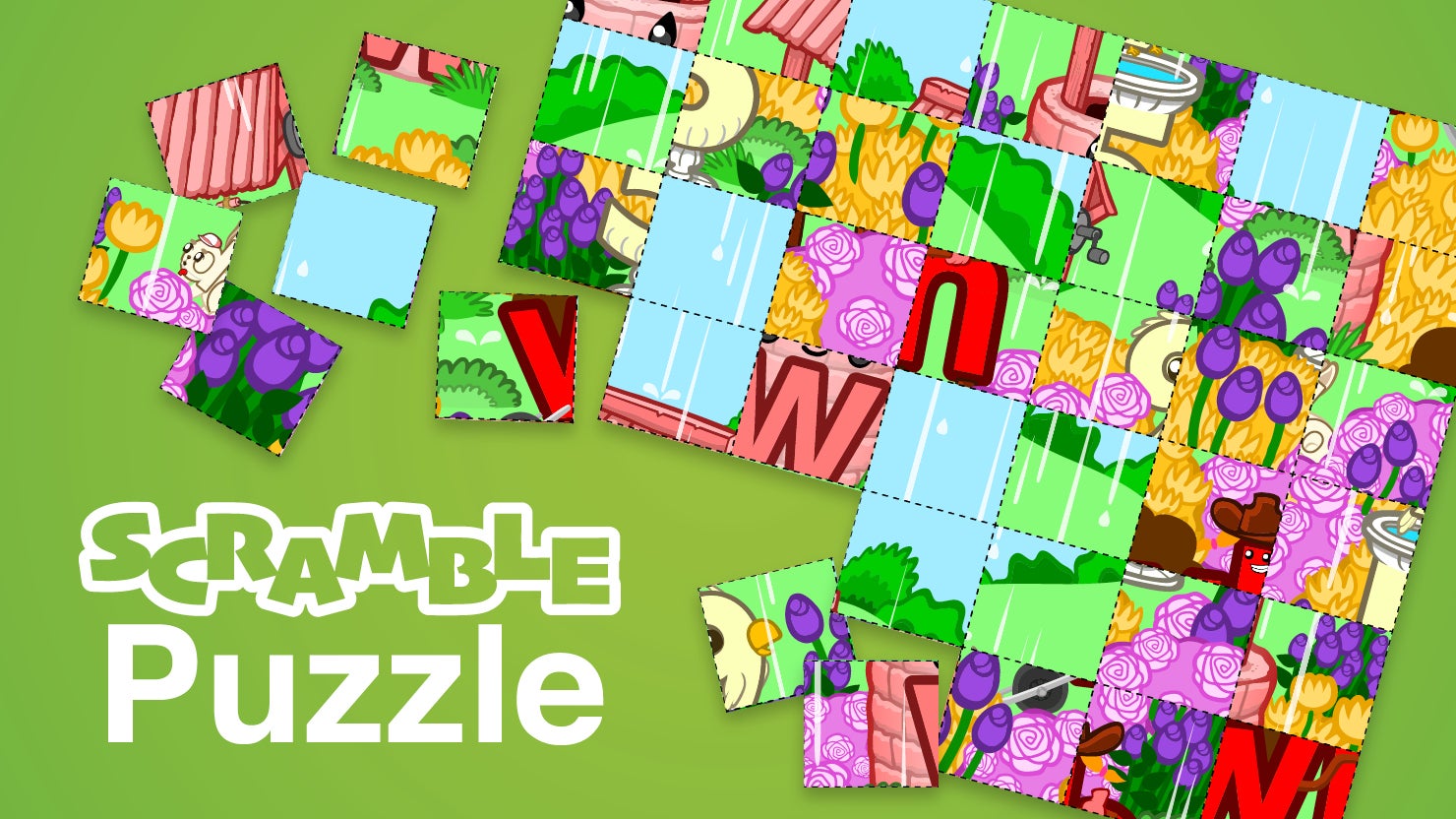 Preschool Prep Kids Club | Scramble Puzzle | April 2025