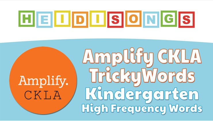 HeidiSongs | CKLA Tricky Words Kindergarten Collection