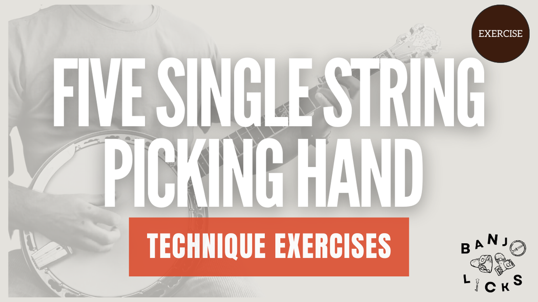 5 Single String Picking Hand Technique Exercises