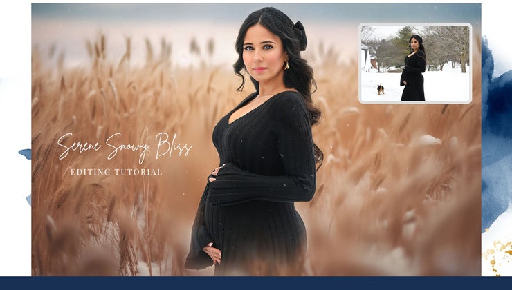 Finding North Educational Resources for Photographers | Serene Snowy Bliss Editing Tutorial