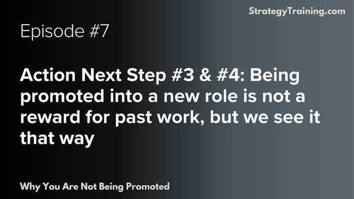 The Real Reason You Are Not Being Promoted | StrategyTraining.com