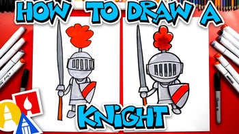 how to draw a knight realistic