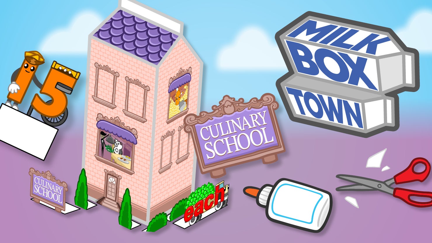 Preschool Prep Kids Club | Milk Box Town | Cooking School