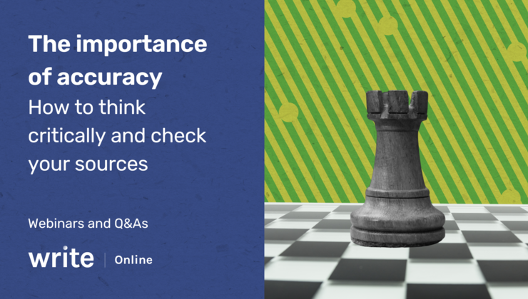 Write Online | Critical thinking | Q&A | Check your sources