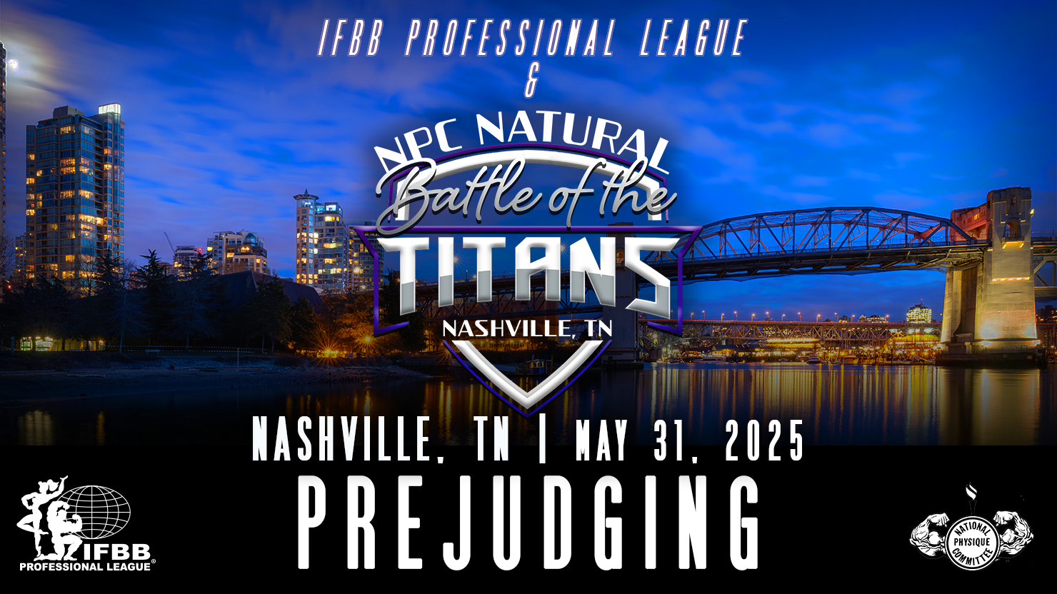 2025 IFBB Pro NPC Natural Battle of the Titans | Center Podium TV