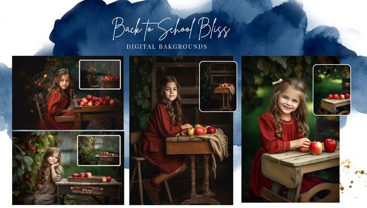 Finding North Educational Resources for Photographers | Back To School Bliss, Digital Backgrounds