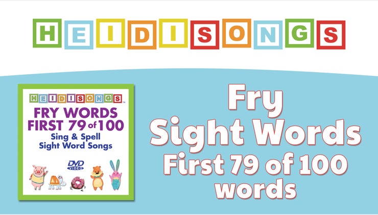 HeidiSongs | Fry Sight Words - 79 Songs from the first 100 words