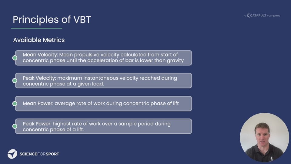 Velocity Based Training