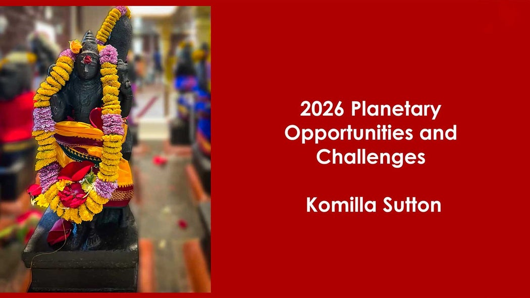 2026 Planets Overview with Komilla Sutton - Vedic Astrology