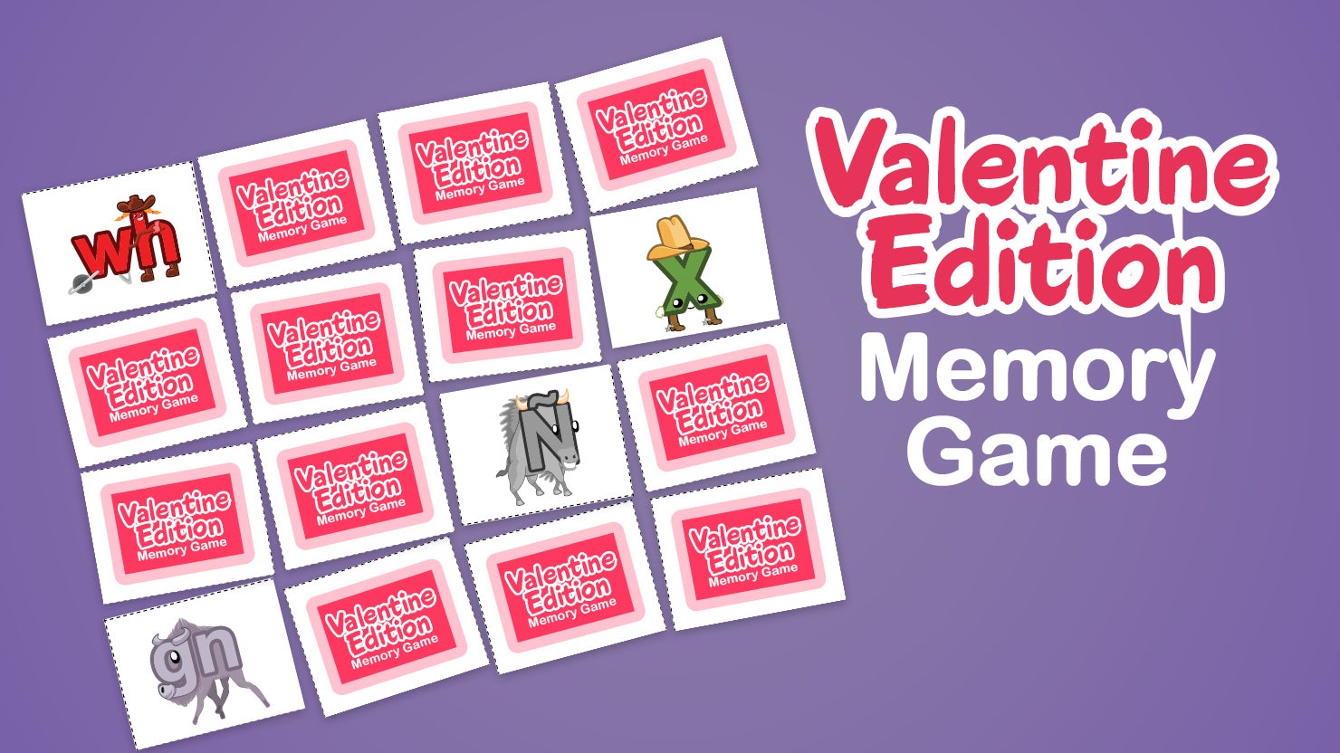 Preschool Prep Kids Club | Memory Game | Valentine Edition