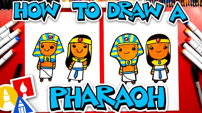 how to draw an ancient egyptian portrait