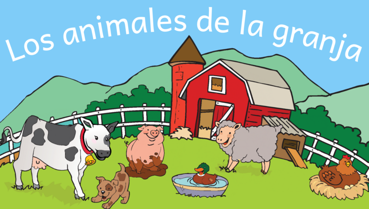 Learn @ Home - Spanish for Kids | Farm Animals with Susy Dorn