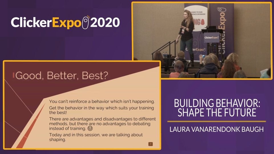 Building Behavior: Shape the Future | Video on Demand by Karen Pryor Clicker Training