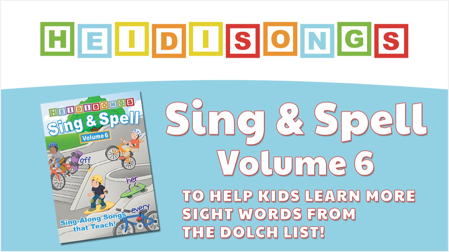 HeidiSongs | HeidiSongs Sight Words 6