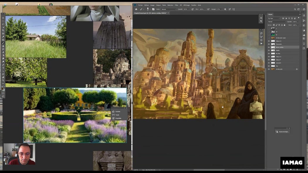 Creating a Cover Art for Chapter House Dune by Marc Simonet