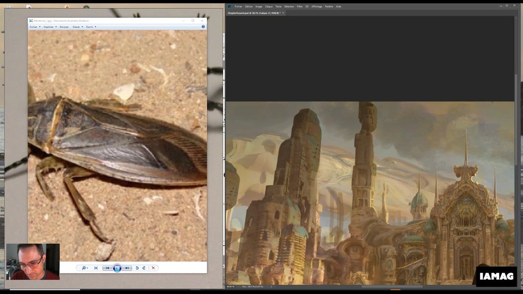 Creating a Cover Art for Chapter House Dune by Marc Simonet