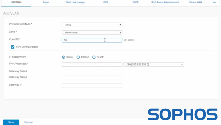 Sophos: How to Configure a VLAN Interface on an XG Firewall