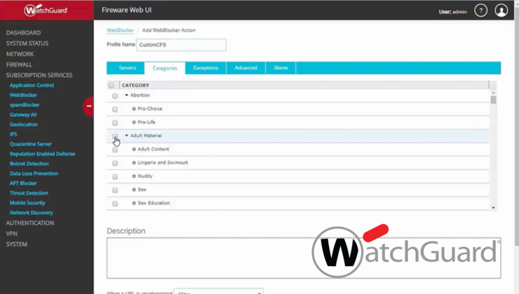 WatchGuard: How to Configure Content Filtering
