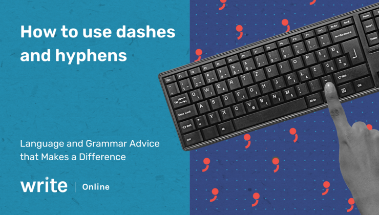 Write Online | How To Use Dashes & Hyphens | Learn English Writing Online