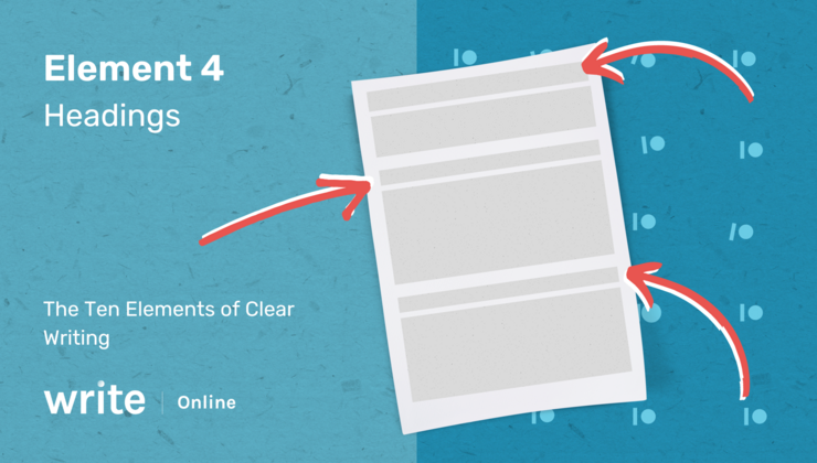 Write Online | How to write clear headings | Clear business writing course