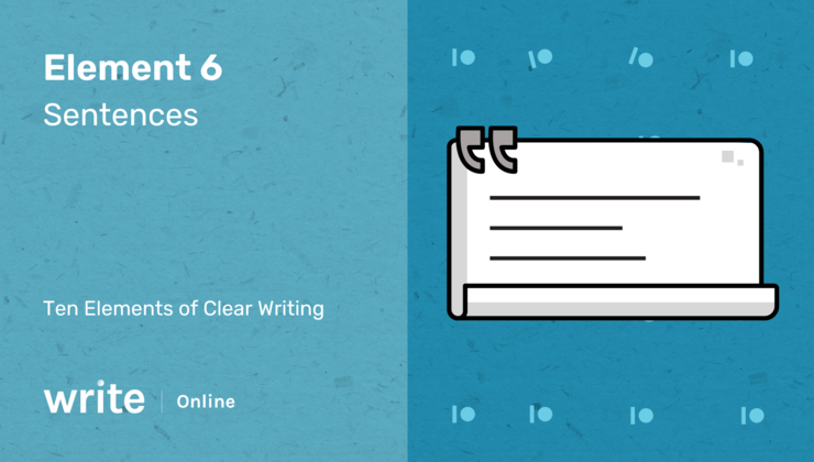 Write Online | Sentences | The Ten Elements of Clear Writing | Write Online