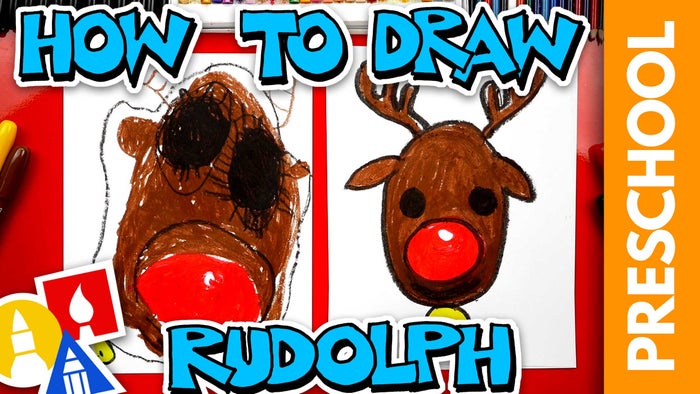 drawing rudolph