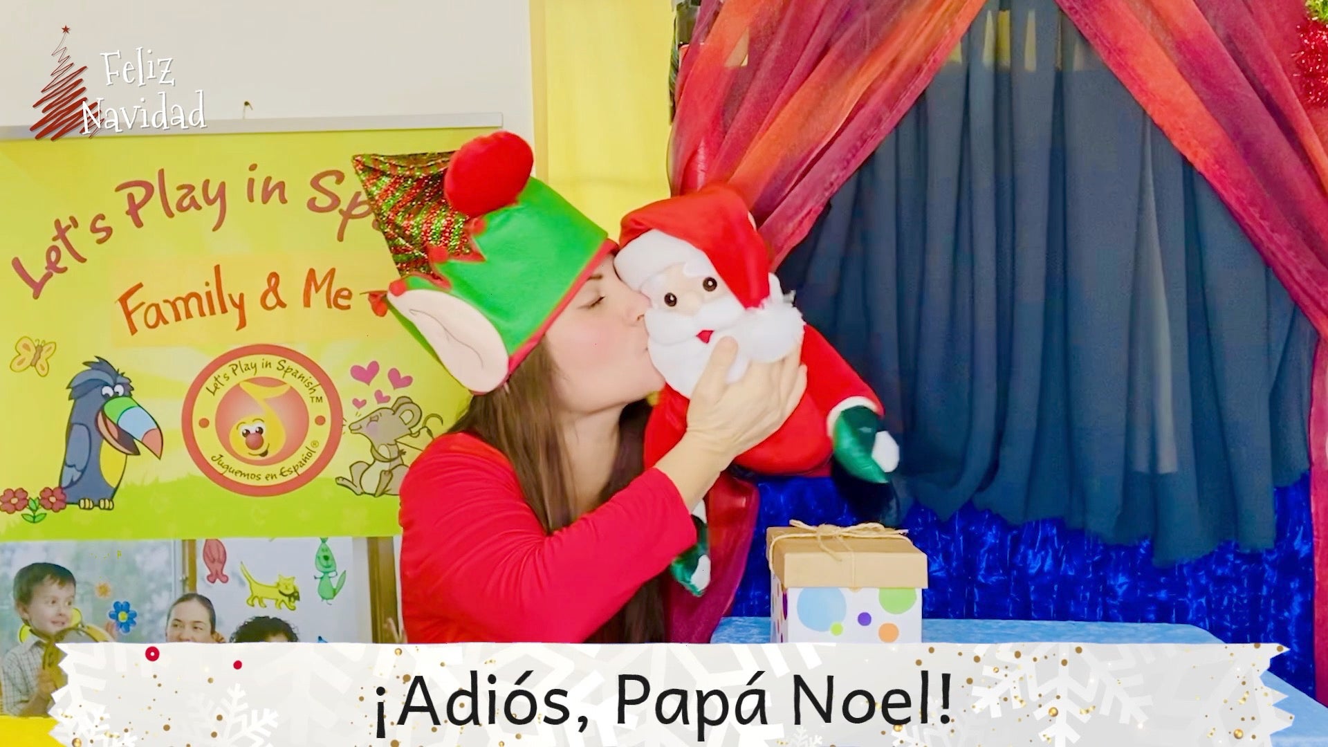 Learn @ Home - Spanish for Kids | Christmas theme with Susy Dorn