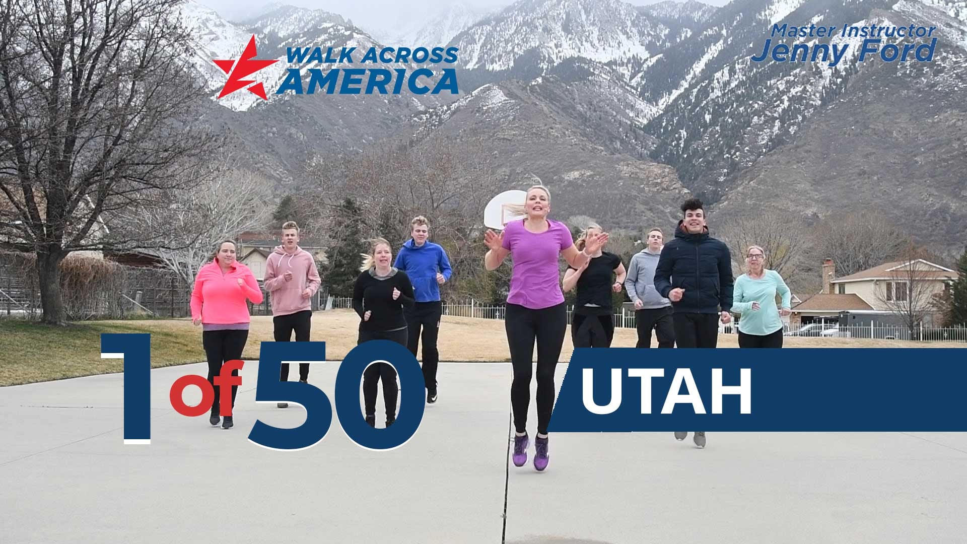 Walk Across America | 50 States | 50 Workouts | 30 Minutes | Freedom.Fit