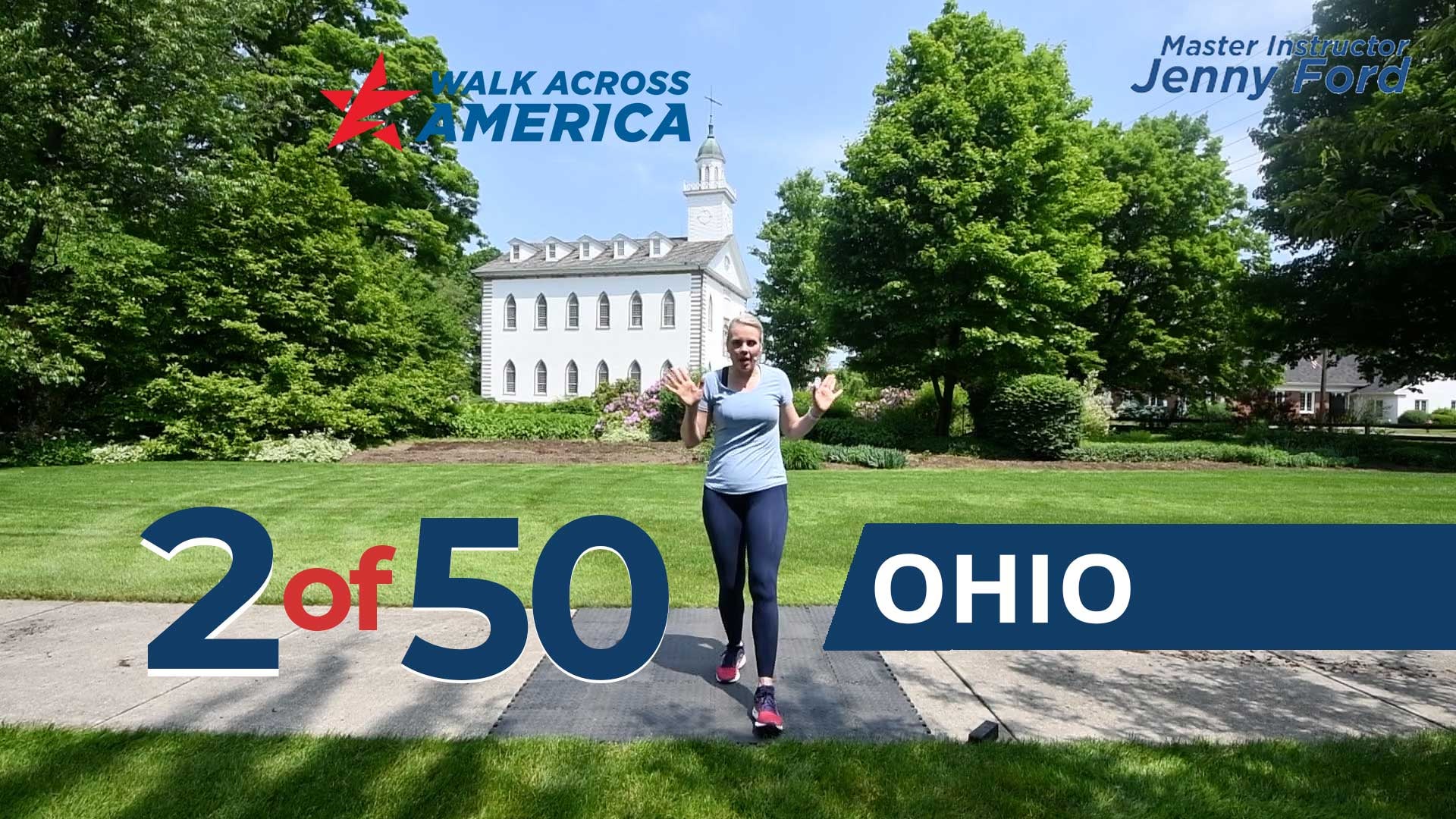 Walk Across America | 50 States | 50 Workouts | 30 Minutes | Freedom.Fit