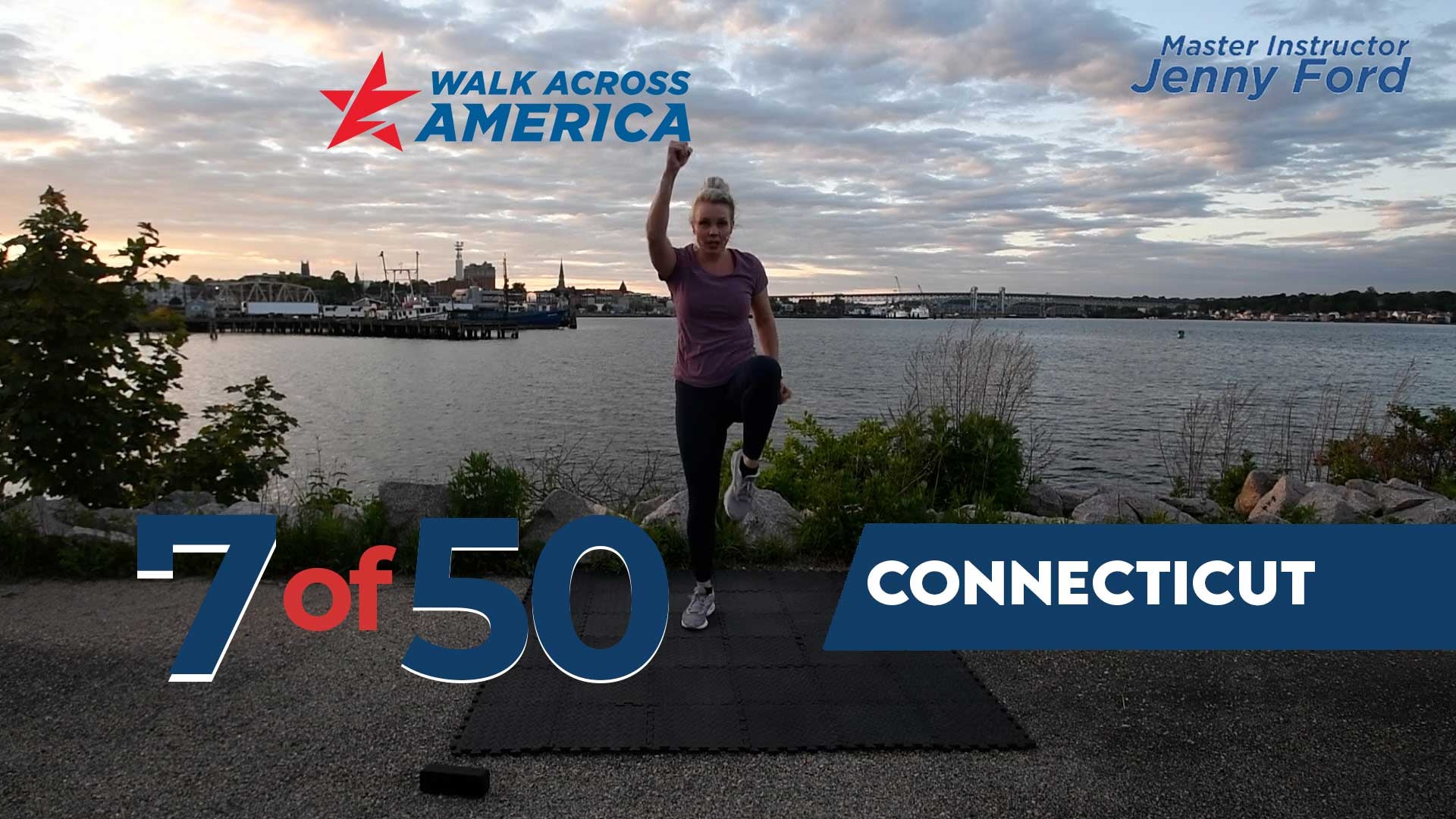 Walk Across America | 50 States | 50 Workouts | 30 Minutes | Freedom.Fit