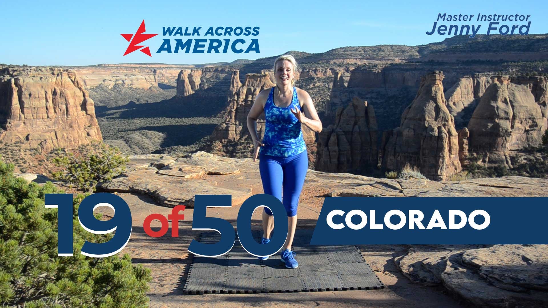 Walk Across America | 50 States | 50 Workouts | 30 Minutes | Freedom.Fit