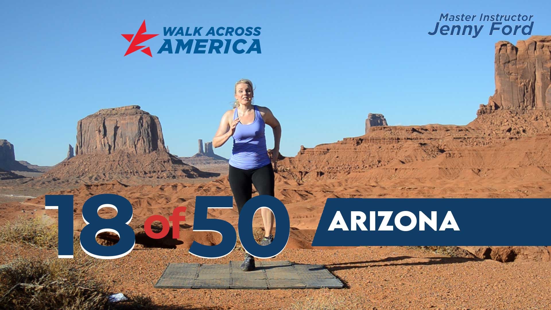 Walk Across America | 50 States | 50 Workouts | 30 Minutes | Freedom.Fit