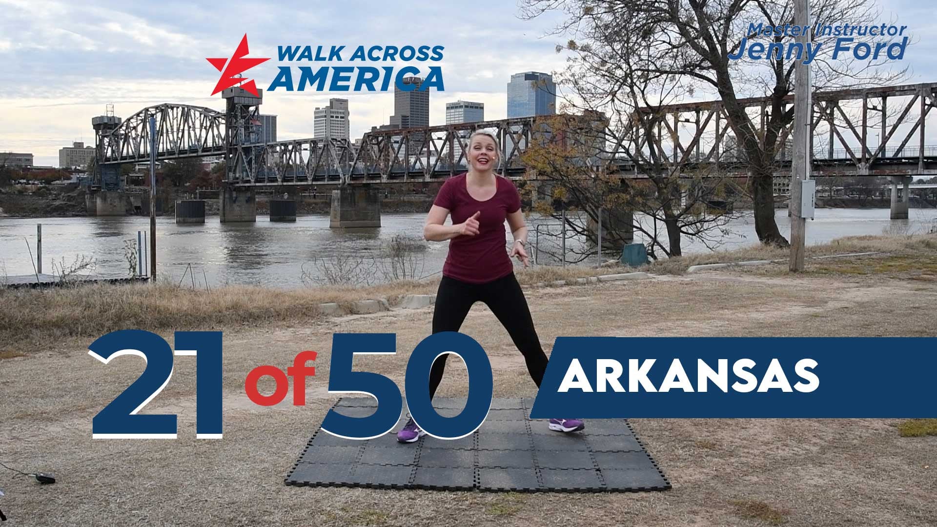 Walk Across America | 50 States | 50 Workouts | 30 Minutes | Freedom.Fit