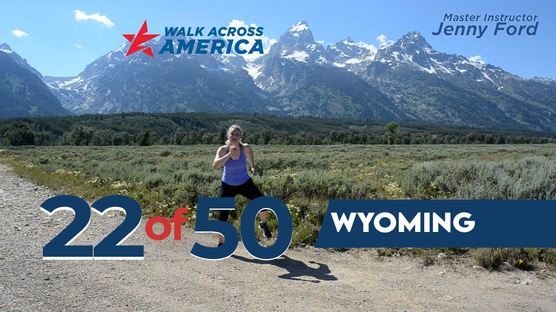 Walk Across America | 50 States | 50 Workouts | 30 Minutes | Freedom.Fit