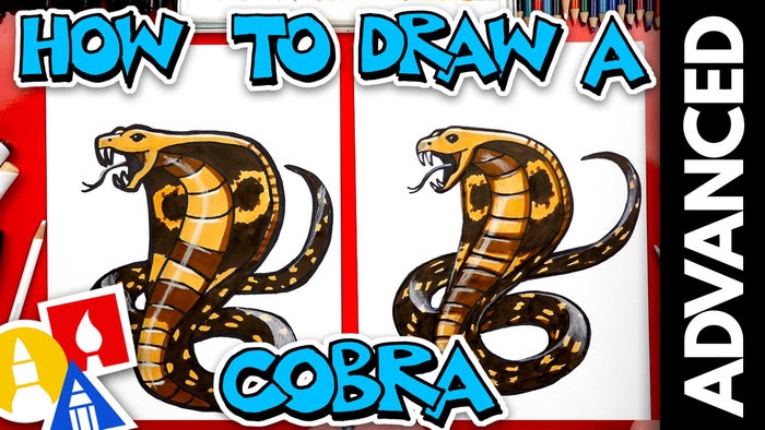 how to draw snake for kid