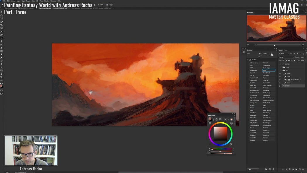 Andreas Rocha : Creating a Fantasy Landscape