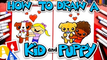how to draw a dog kid friendly