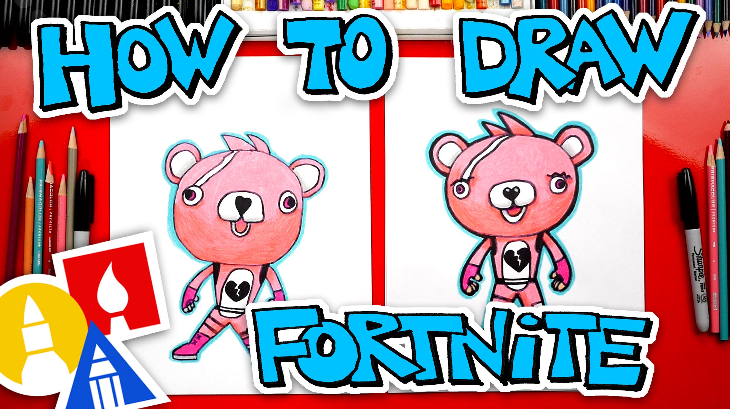 How To Draw Cuddle Team Leader Fortnite - member | Art For Kids Hub