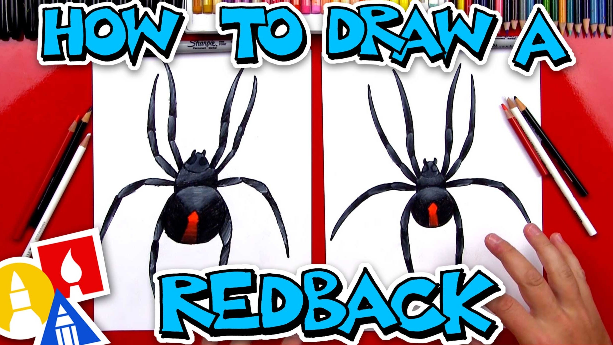 Spiders Drawings For Kids