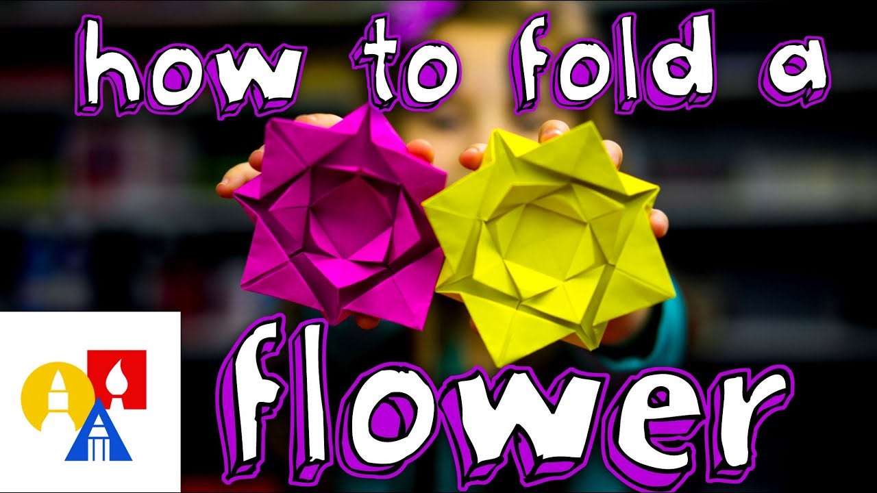 How To Fold A Flower | Art For Kids Hub